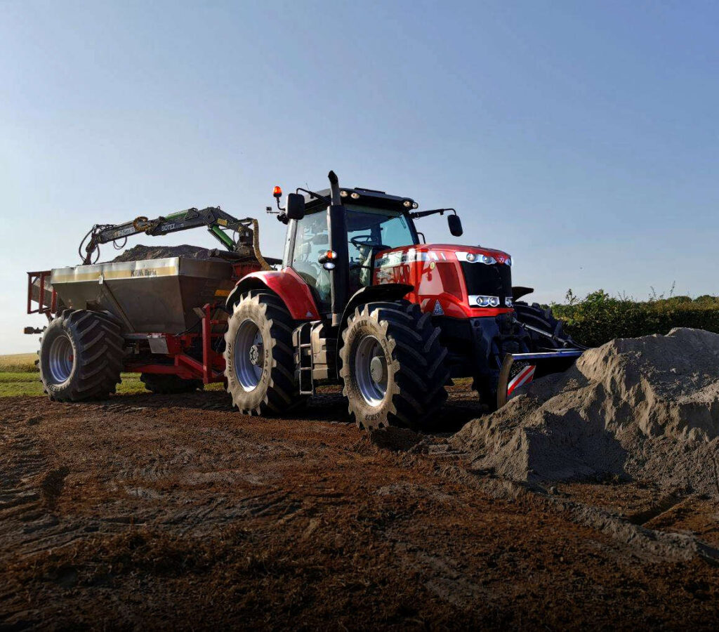 A range of material pushers, grain pushers and breakers