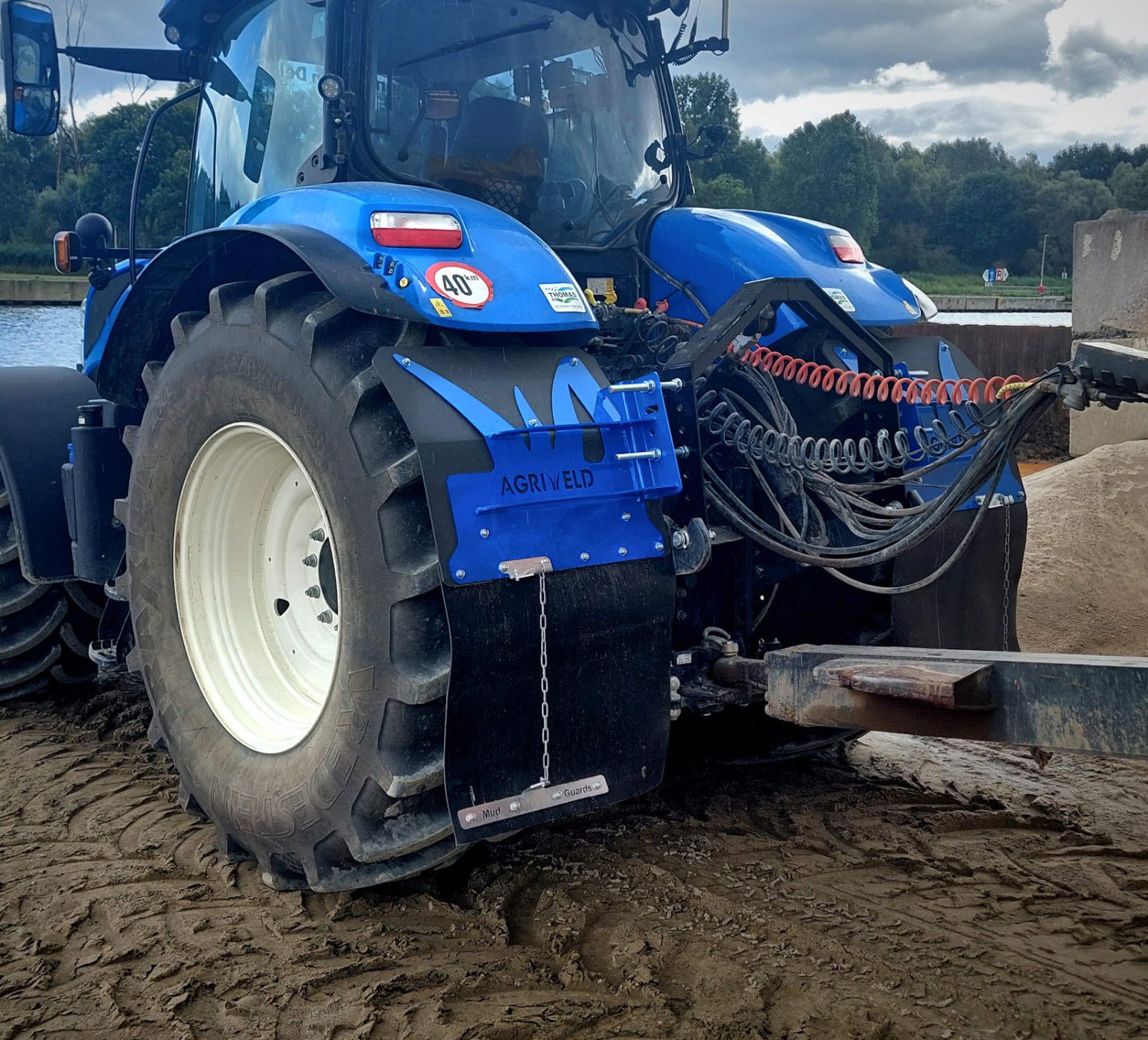 Mudguards offer protection against dirt and debris